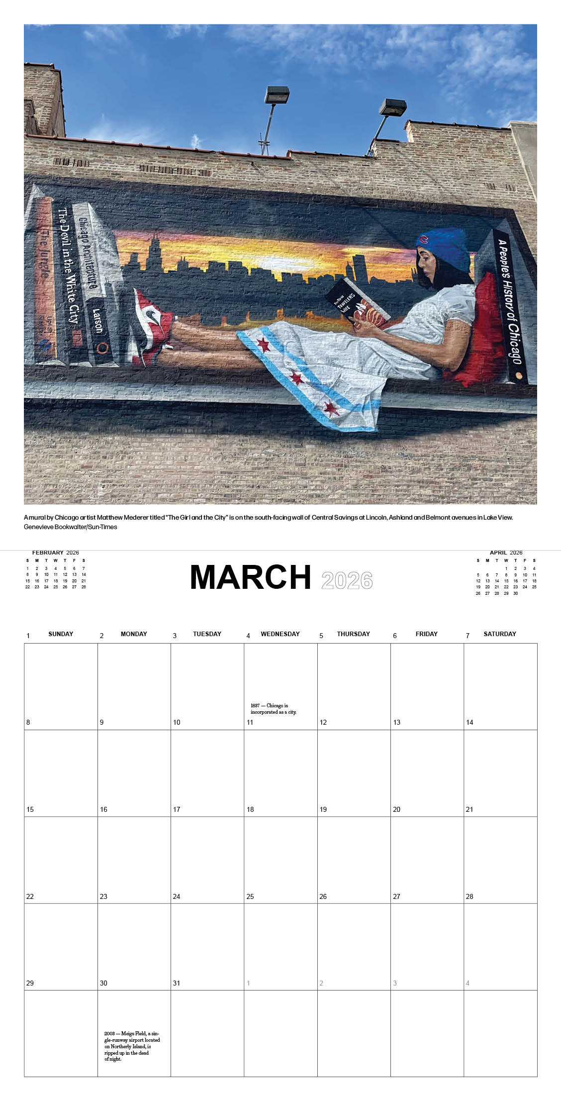 2026 Murals & Mosaics Calendar Preview - WBEZ Chicago